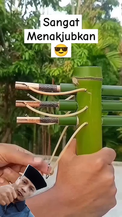 Bamboo Kreative #bamboo #slingshot #kreatif #woodworking #amazing - YouTube