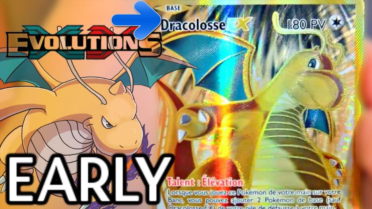 Pokemon Dragonite Evolution Card