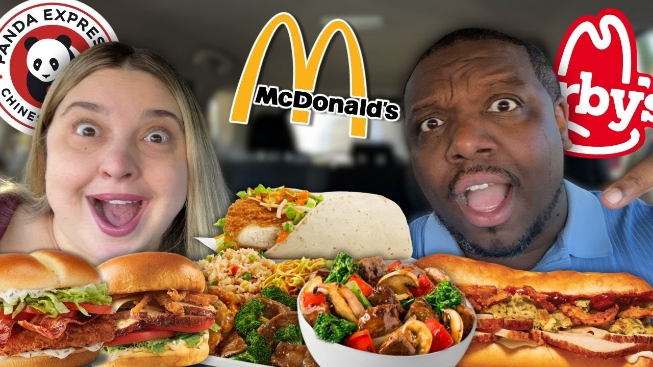 Trying NEW Fast Food Items For 24 HOURS! - YouTube