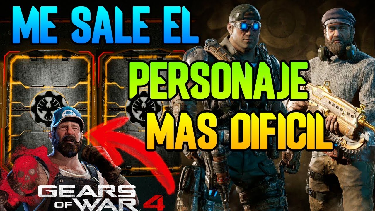 Gears Of War 4 | ¡¡ME SALE EL PERSONAJE MÁS DIFÍCIL!! Abriendo ...