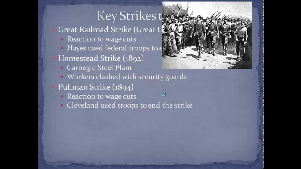 APUSH Review: Labor Unions - YouTube