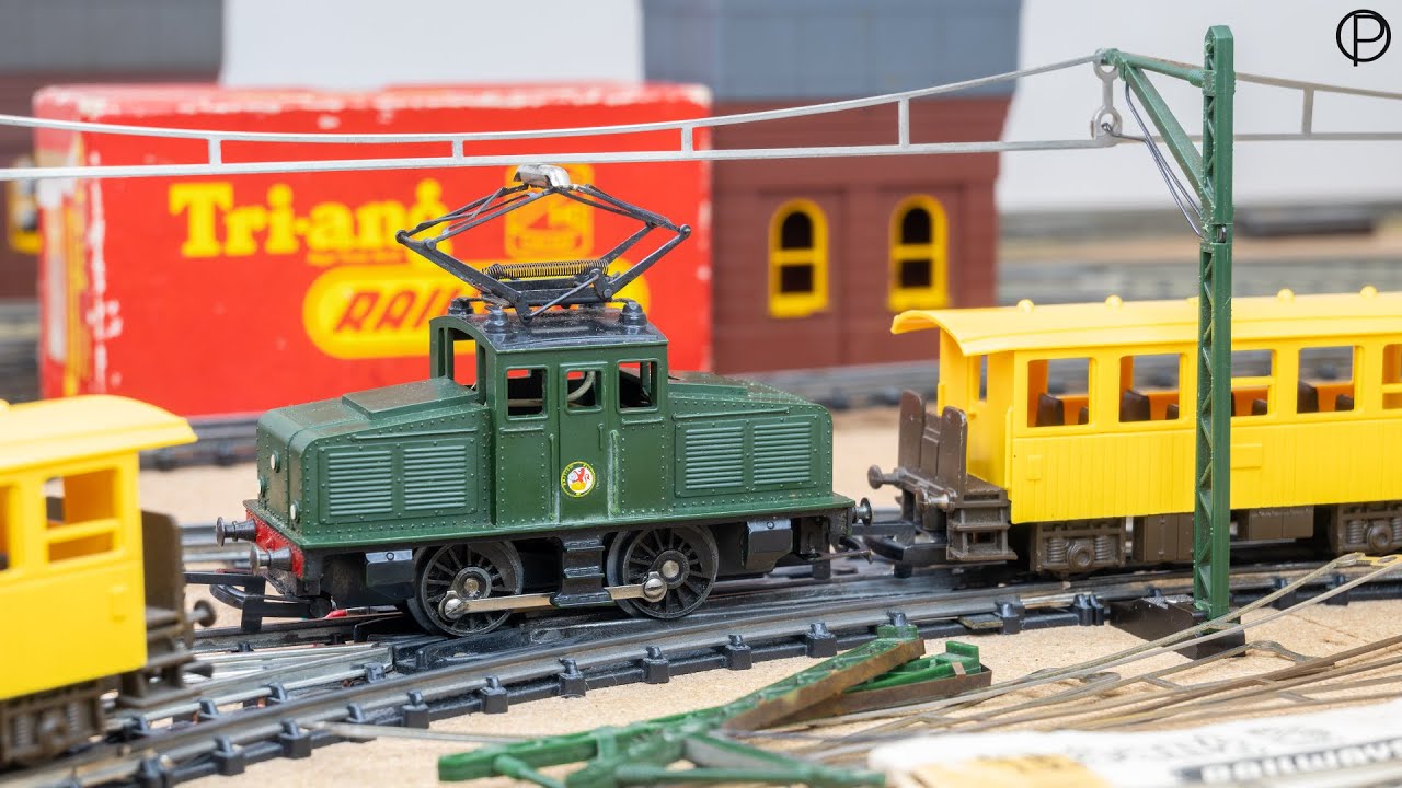 Experiment With Tri-ang Railways Catenary & R254 Steeple Cab - YouTube