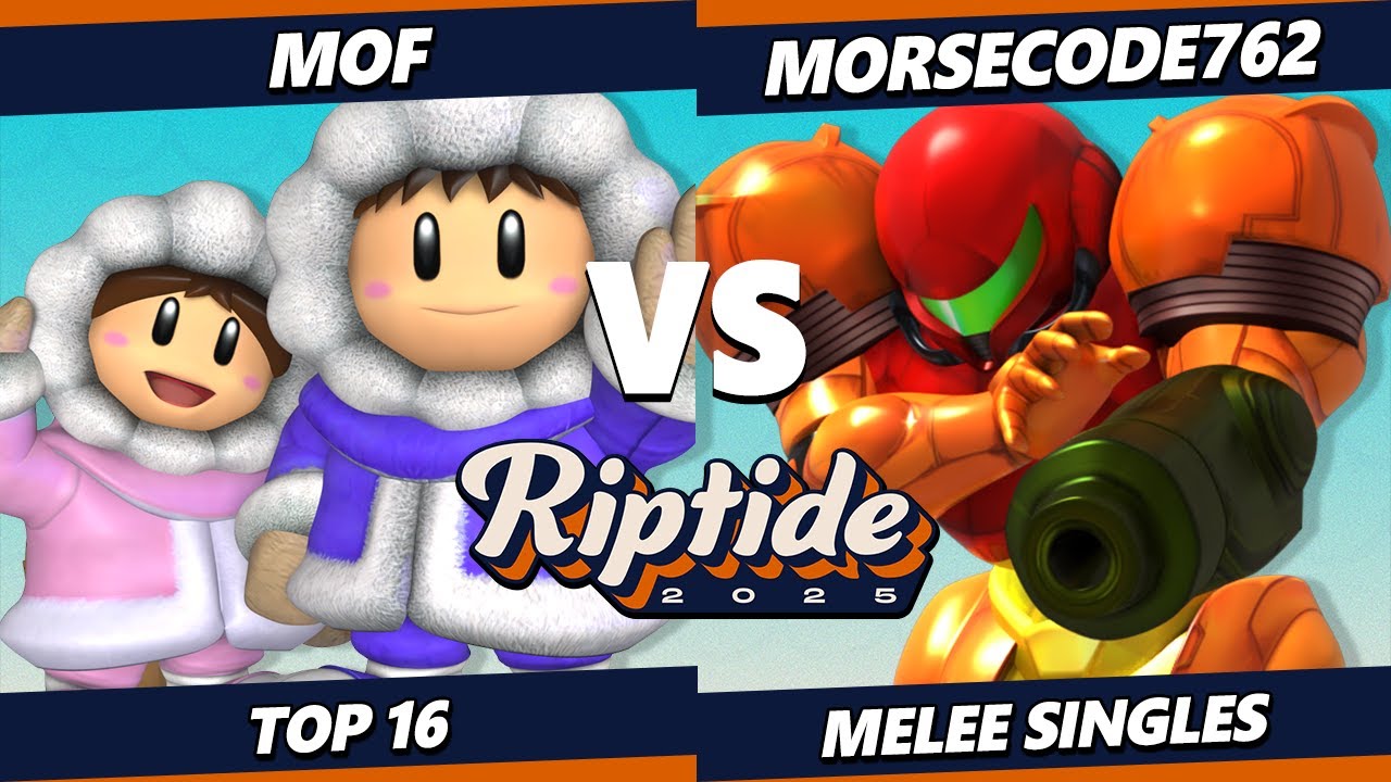 Riptide 2025 - MOF (Ice Climbers) Vs. Morsecode762 (Samus) Smash Melee ...