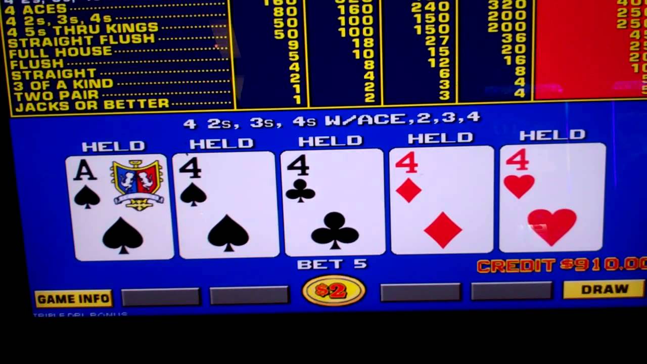 video poker jackpot - YouTube