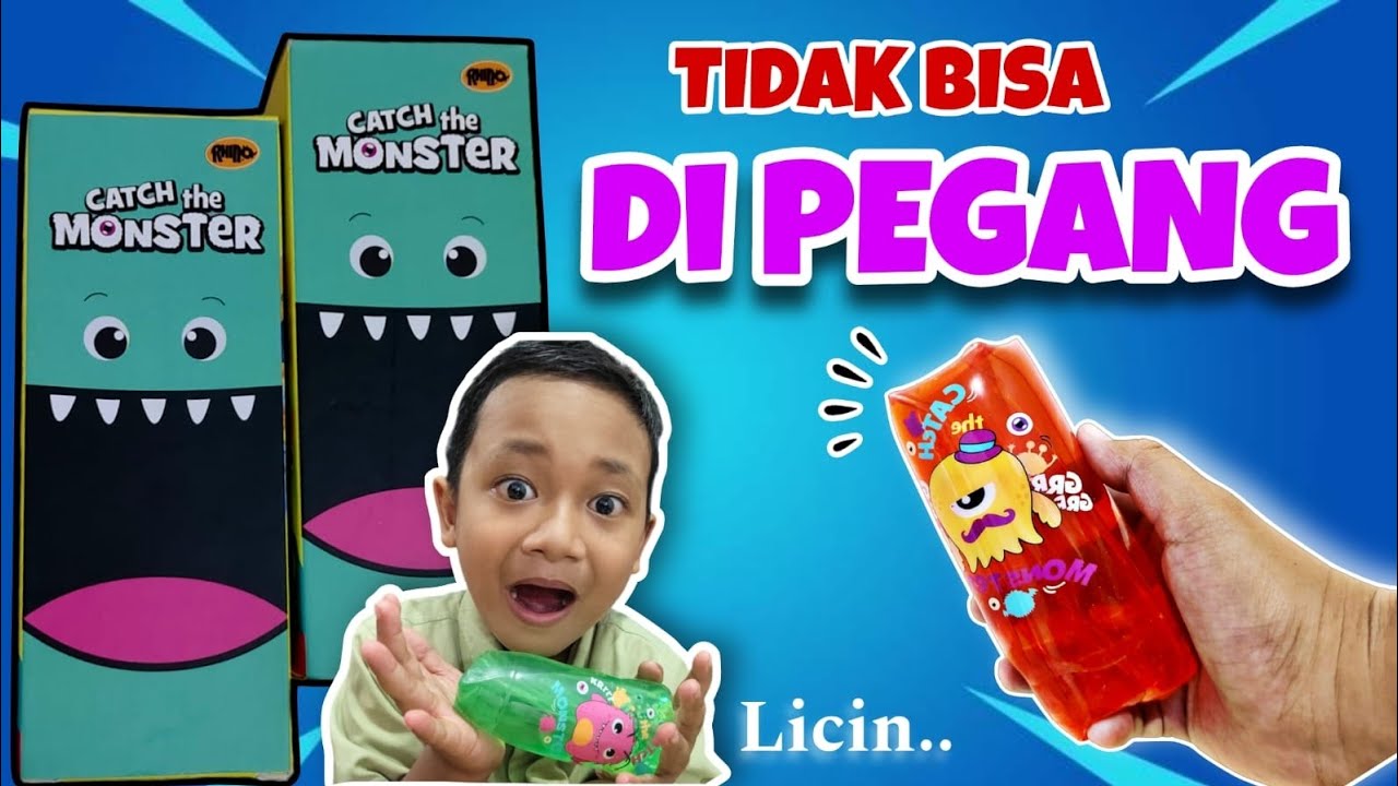 Beneran MAINAN ini susah dipegang ! | Mainan Viral Catch The Monster # ...