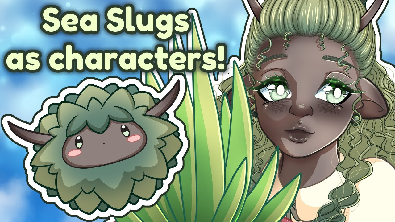 Turning sea slugs into characters! [Clip studio paint] speedpaint ...