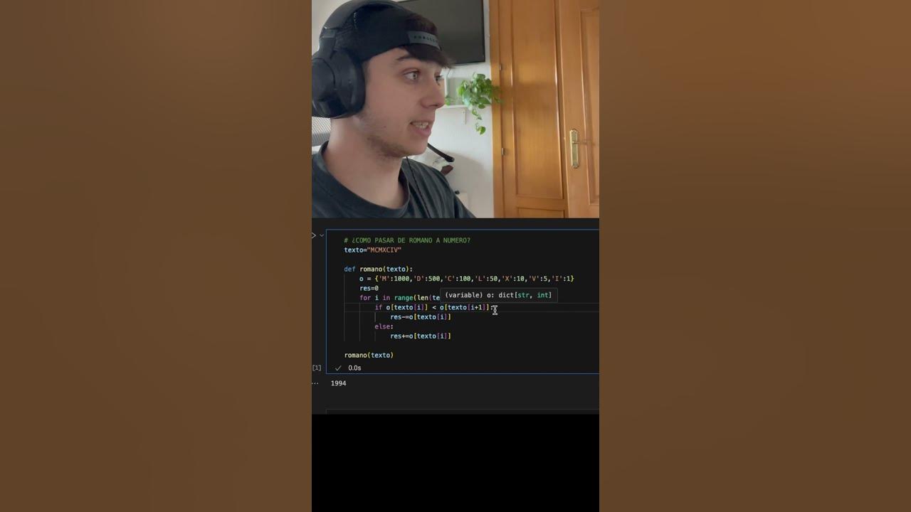 Reto Programación! Romanos a Números con Python #python #programacion #java #javascript # ...