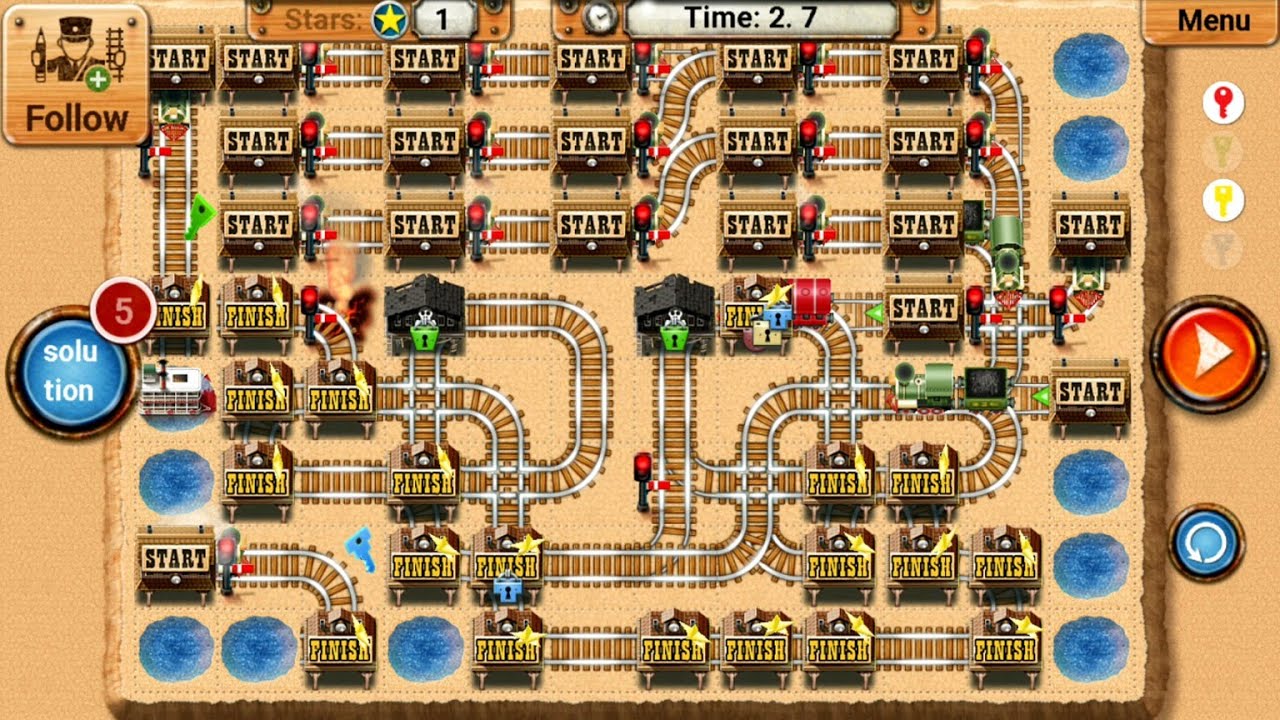 Rail Maze 2 Zigzag Track Gameplay - Train Puzzle Game - Android ...