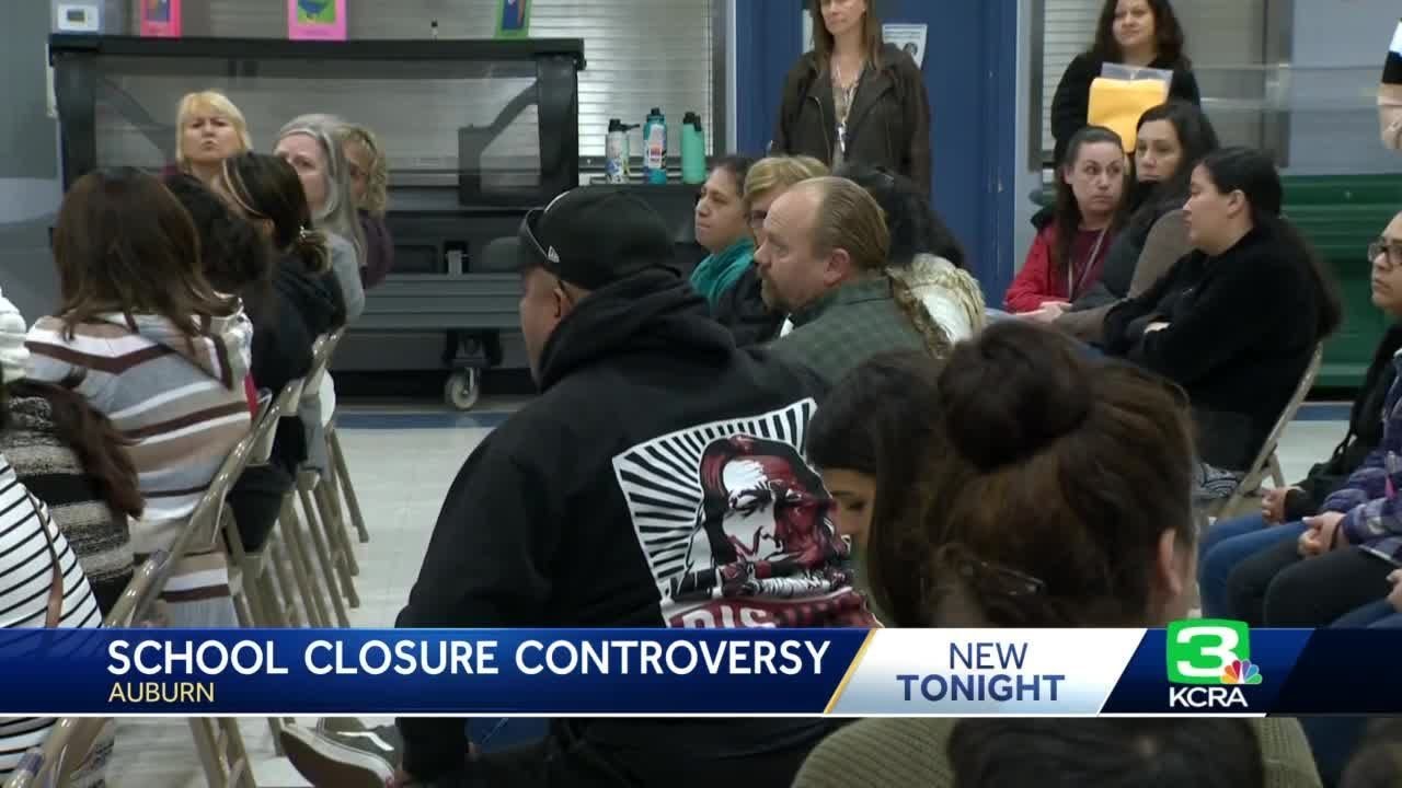 Parents plea with district for answers after Auburn elementary school slated to close - YouTube