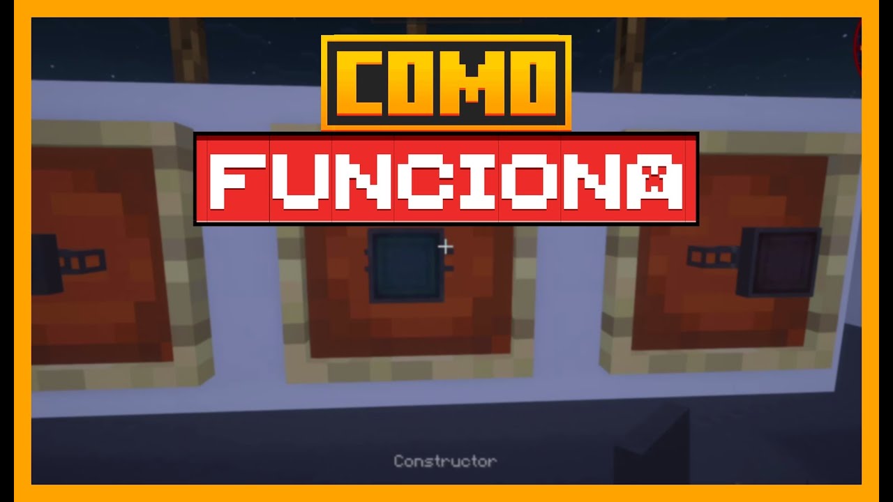 CÓMO FUNCIONA el CONSTRUCTOR en MINECRAFT con REFINED STORAGE - YouTube