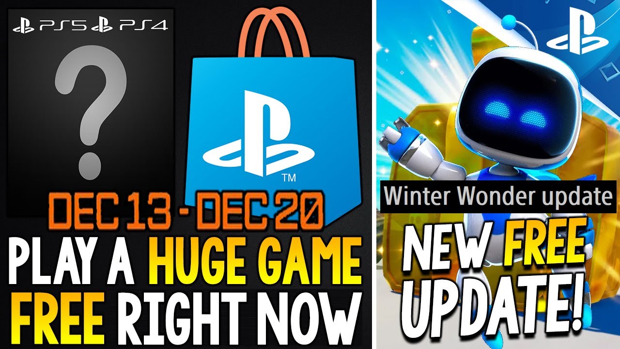 Play a Huge PlayStation Game FREE Right Now and Big FREE PS5 Game Update! - YouTube