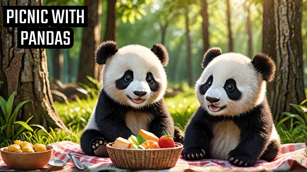Watch These Baby Pandas Turn A Simple Picnic Into Pure Magic - YouTube