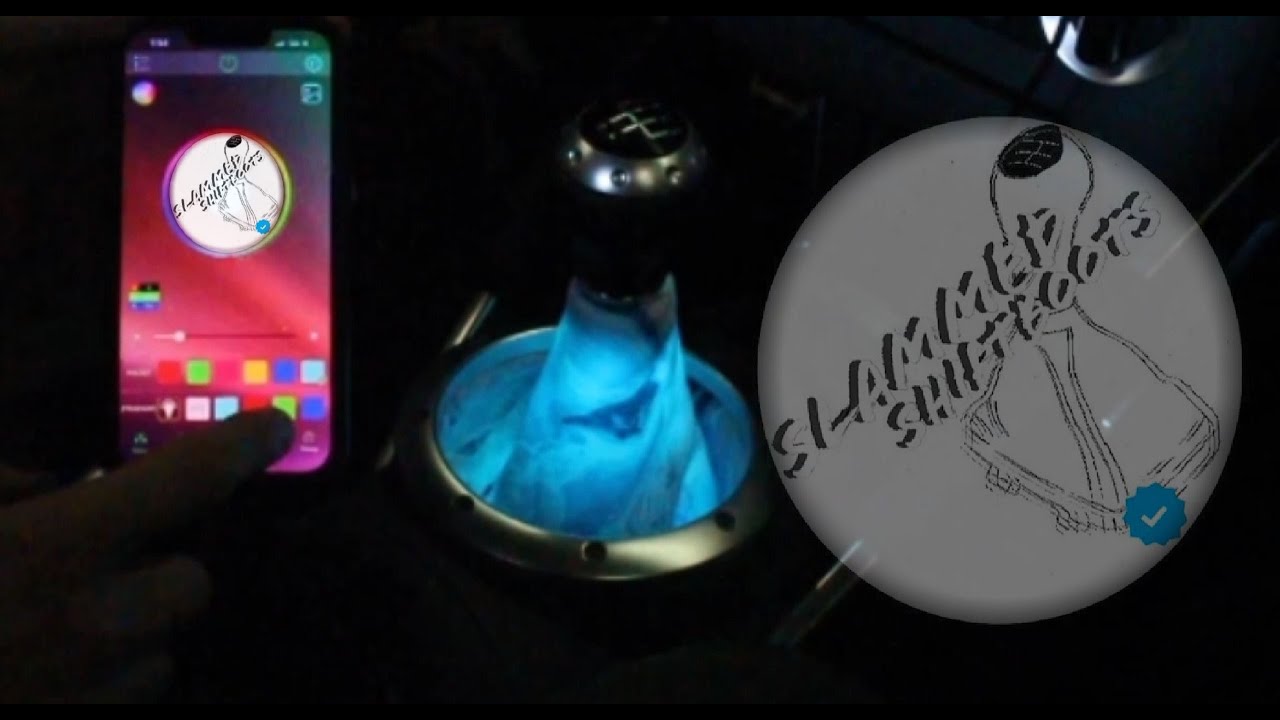 LED Shift Boot In a MK1 TT Universal Install Video DIY - YouTube