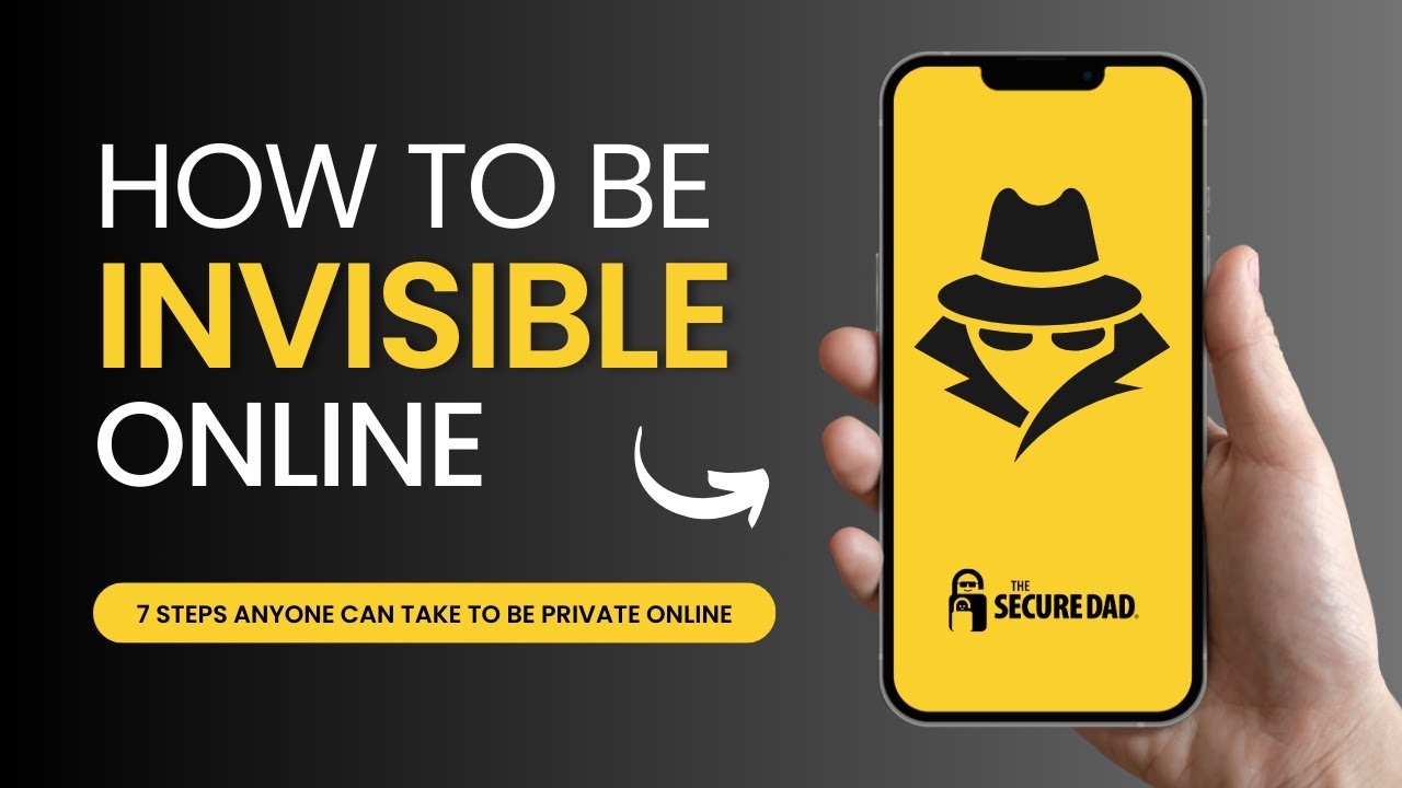 How to be Invisible Online - YouTube