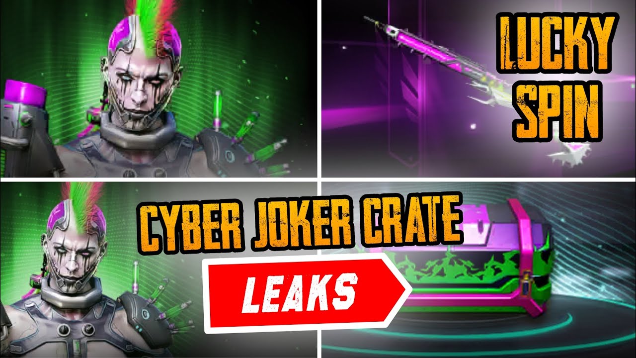 🔥PUBG NEW STATE CYBER JOKER LUCKY SPIN CRATE LEAKS | NEW STATE MOBILE ...