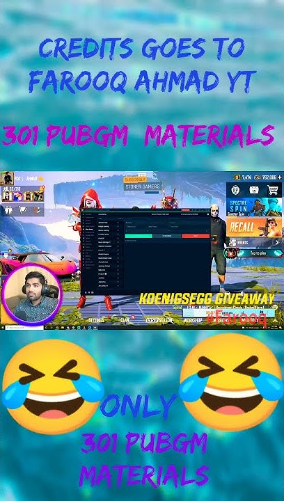 301 PUBGM MATERIALS | FAROOQ AHMAD YT | WORLD RECORD #pubgmobile #bgmi #pubg - YouTube