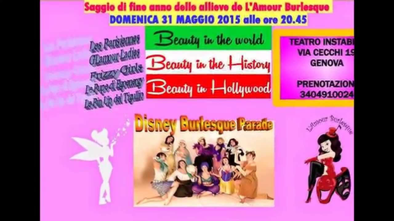 Disney Burlesque Parade con L'Amour Burlesque - YouTube