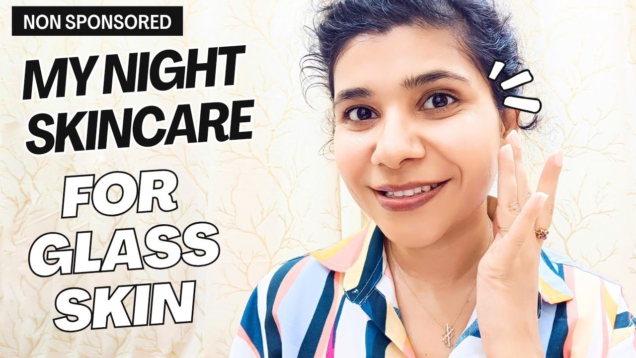 Night Skincare routine for glass like skin - YouTube