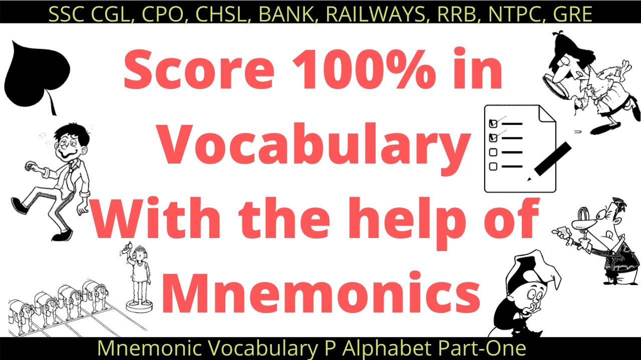 English Mnemonic Vocabulary Alphabet P Part 1||Ssc Cgl 2019||CHSL ...
