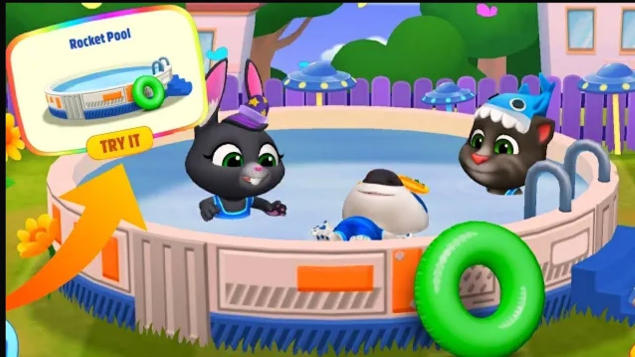 Lets Swim with Friends | My Talking Tom Friends (Android/iOS) - YouTube