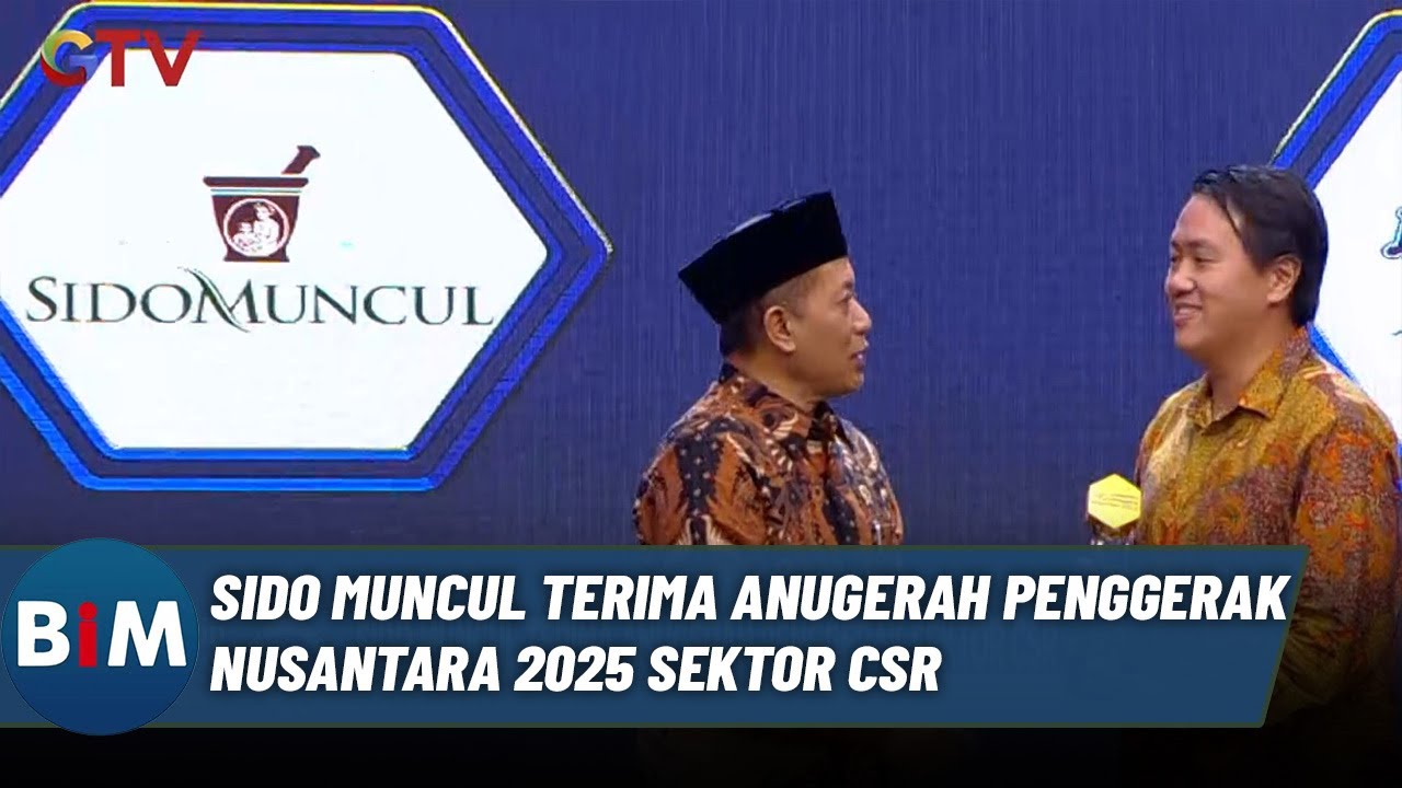 Sido Muncul Raih Anugerah Penggerak Nusantara 2025 Sektor CSR |BIM (23/ ...