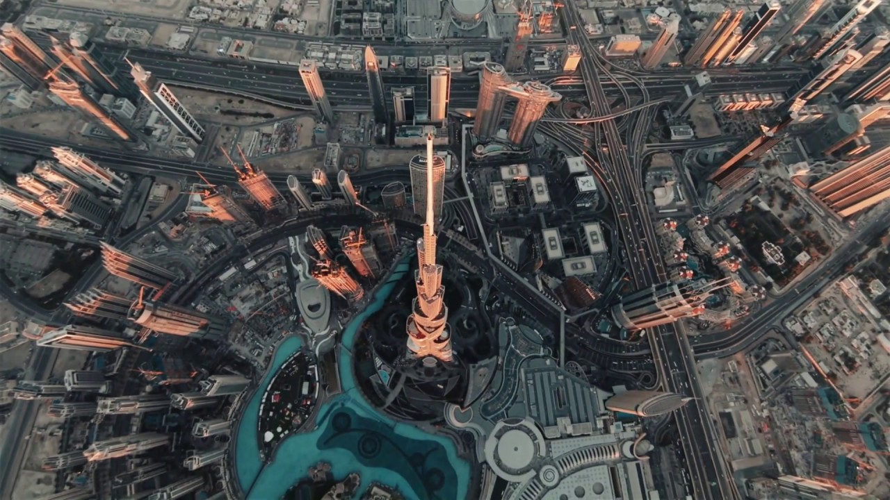 Amazing And Best Video Of BURJ KHALIFA From Drone View | DUBAI - YouTube