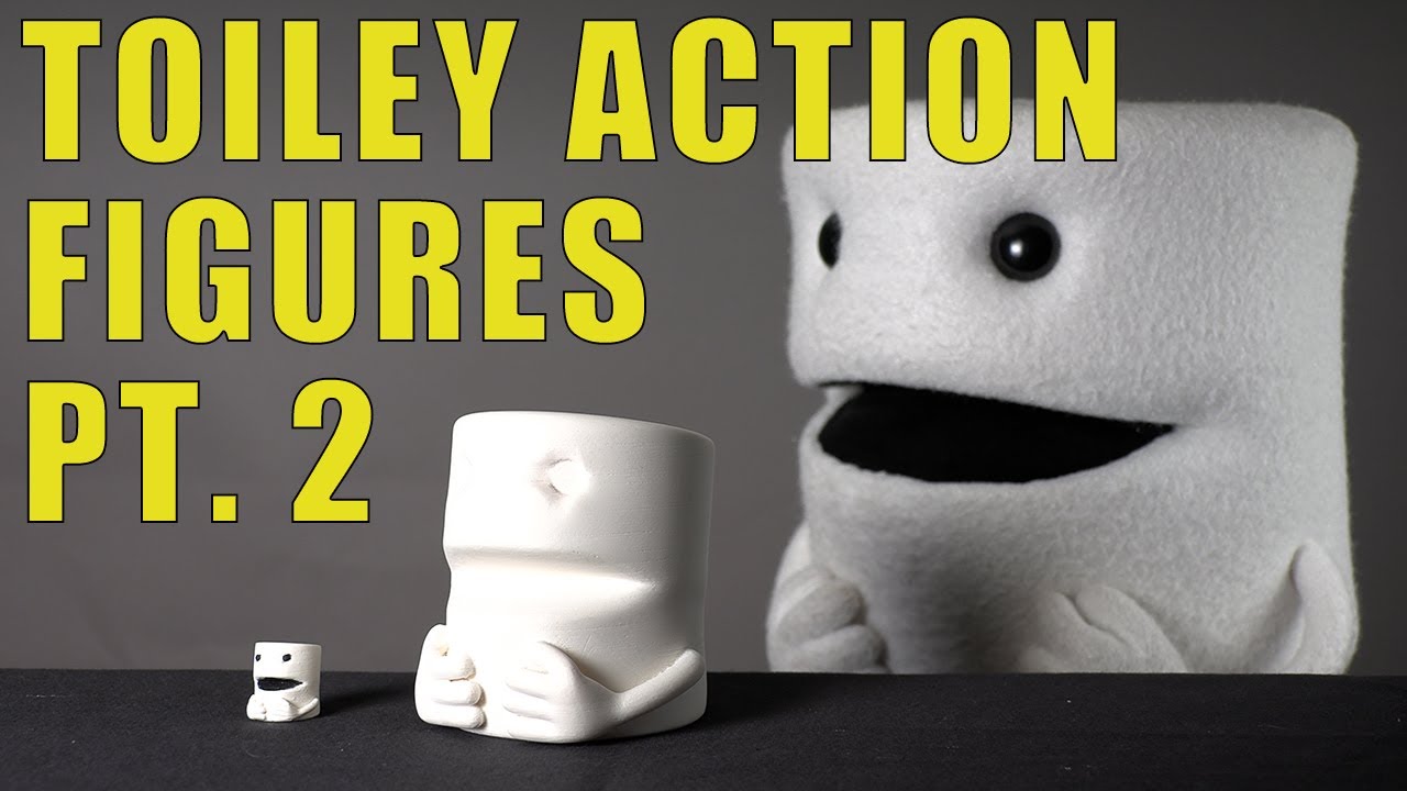 TOILEY T. PAPER ACTION FIGURES PT. 2!!! - TOY REVIEW - YouTube