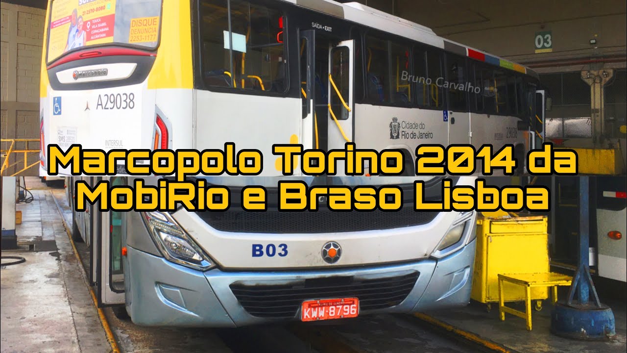 Marcopolo Torino 2014 da MobiRio e da Braso Lisboa - YouTube