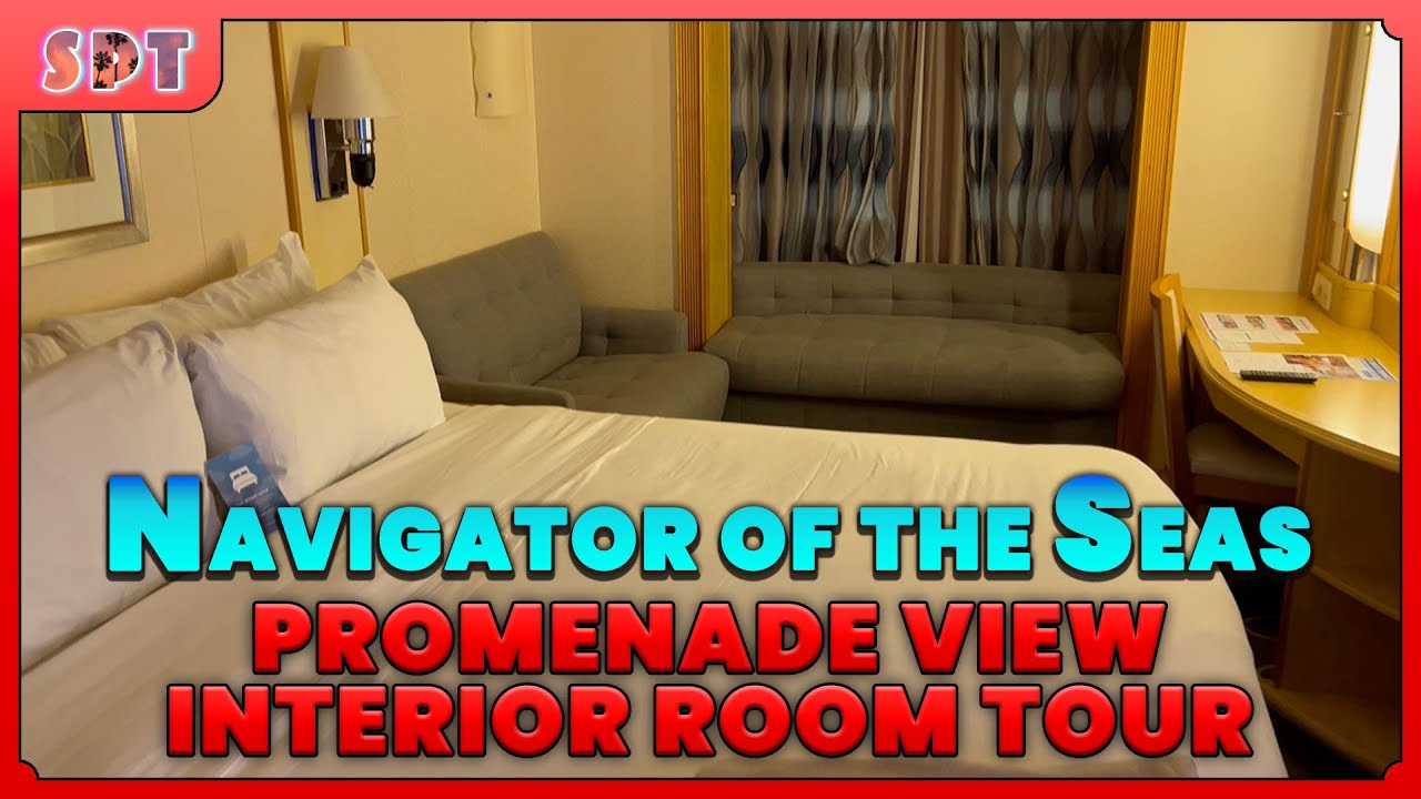 Navigator of the Seas: Promenade View Interior Stateroom Tour 🛳️ - YouTube