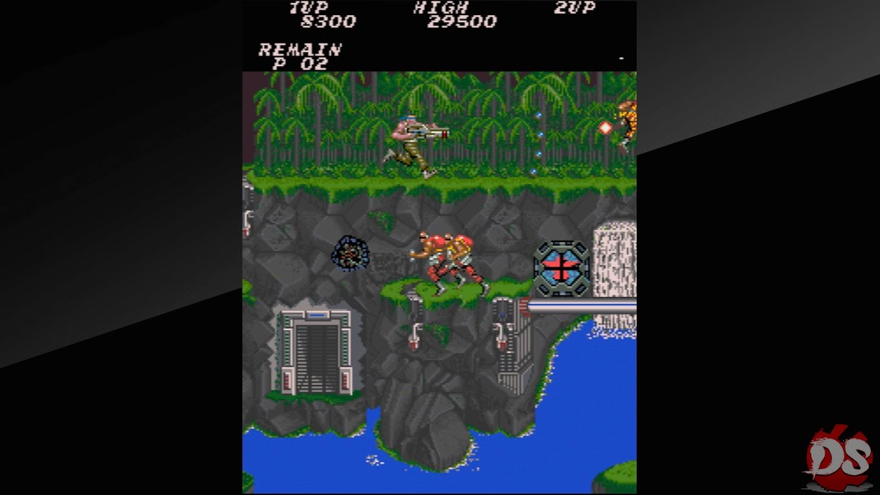 Contra Arcade Archives PS4 Gameplay (Plus Screen options) - YouTube