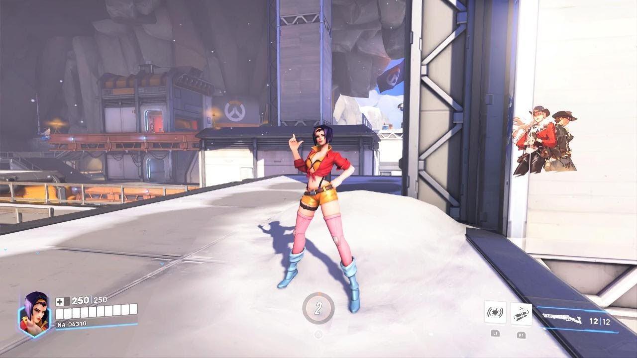 NEW Faye Valentine Ashe Skin Gameplay || Overwatch 2 - YouTube