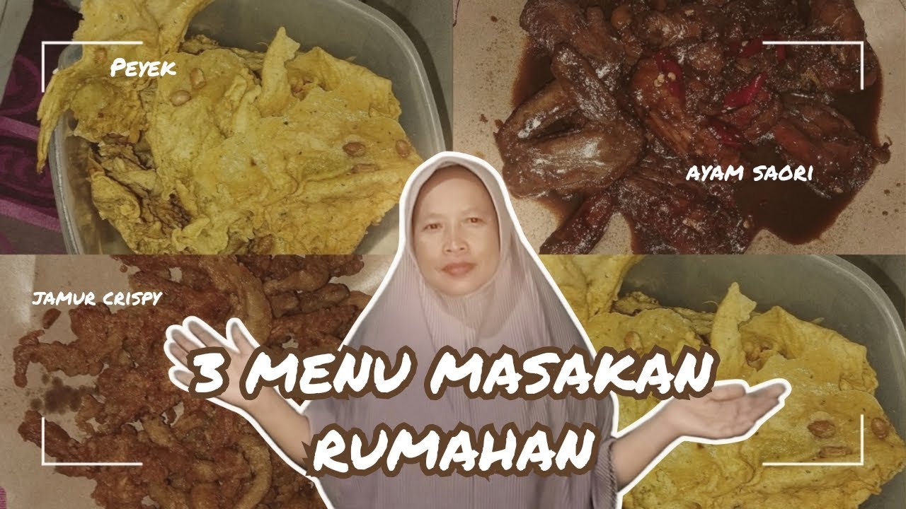 3 MENU MASAKAN RUMAHAN YANG SIMPLE! - YouTube