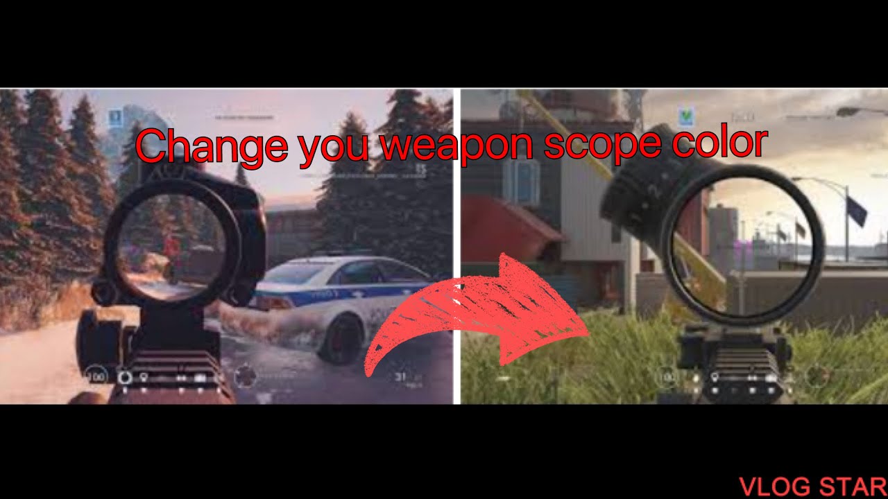 How to change your scope color in r6 - YouTube