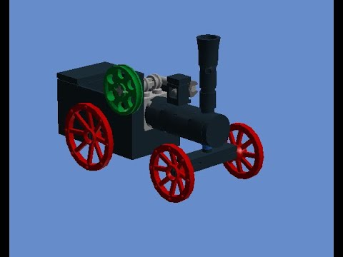 How To Build A Lego Small Steam Tractor 🇬🇧 - YouTube