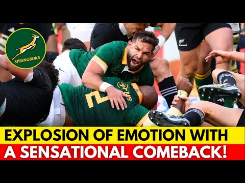 😍UNBELIEVABLE! SPRINGBOKS RISE AND DEFEAT THE ALL BLACKS IN AN EPIC ...