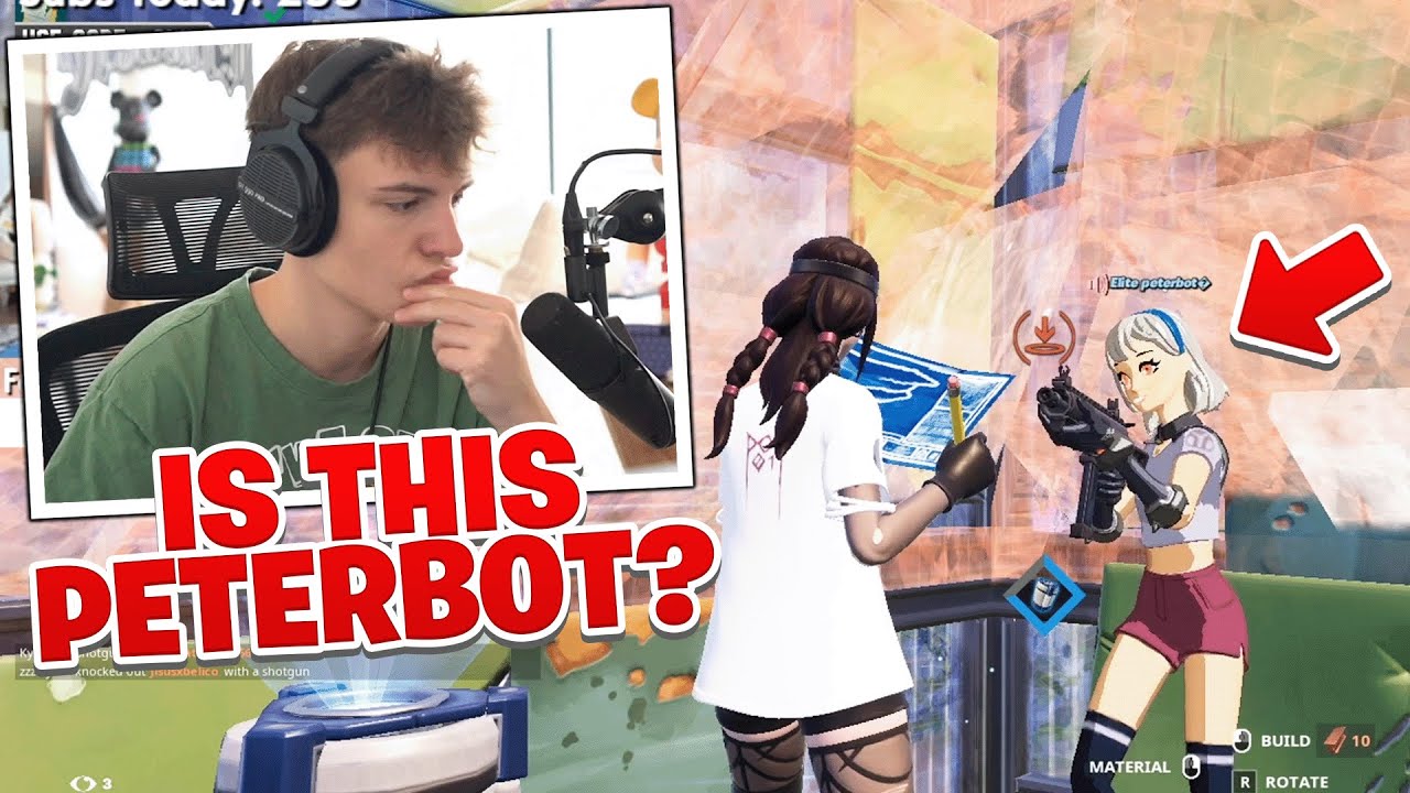 Clix MEETS a FAKE Peterbot... - YouTube