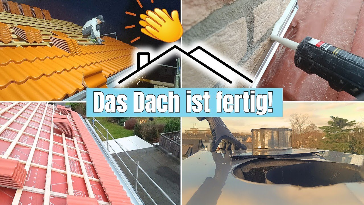 Bauvlog N°117 | DAS DACH IST FERTIG ! | Dach decken mit Henning 💪🏻 ...