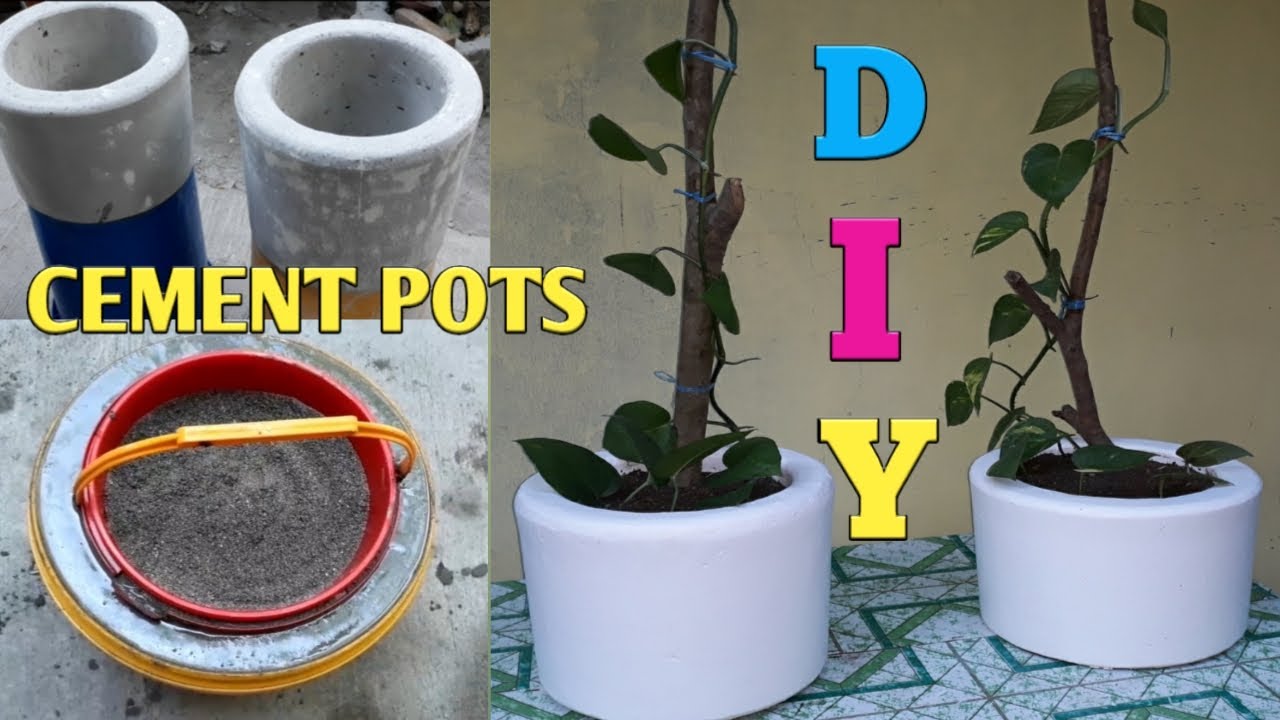 PAANO GUMAWA NG DIY NA PASO NA GAWA SA SEMENTO AT BUHANGIN/HOW TO MAKE ...