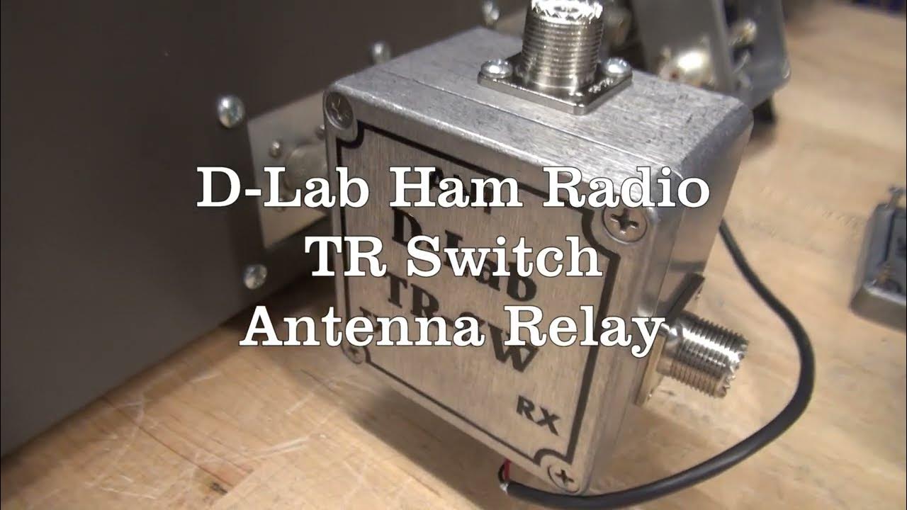 Ham radio Dow Key replacement D-lab TR switch antenna change over relay system - YouTube