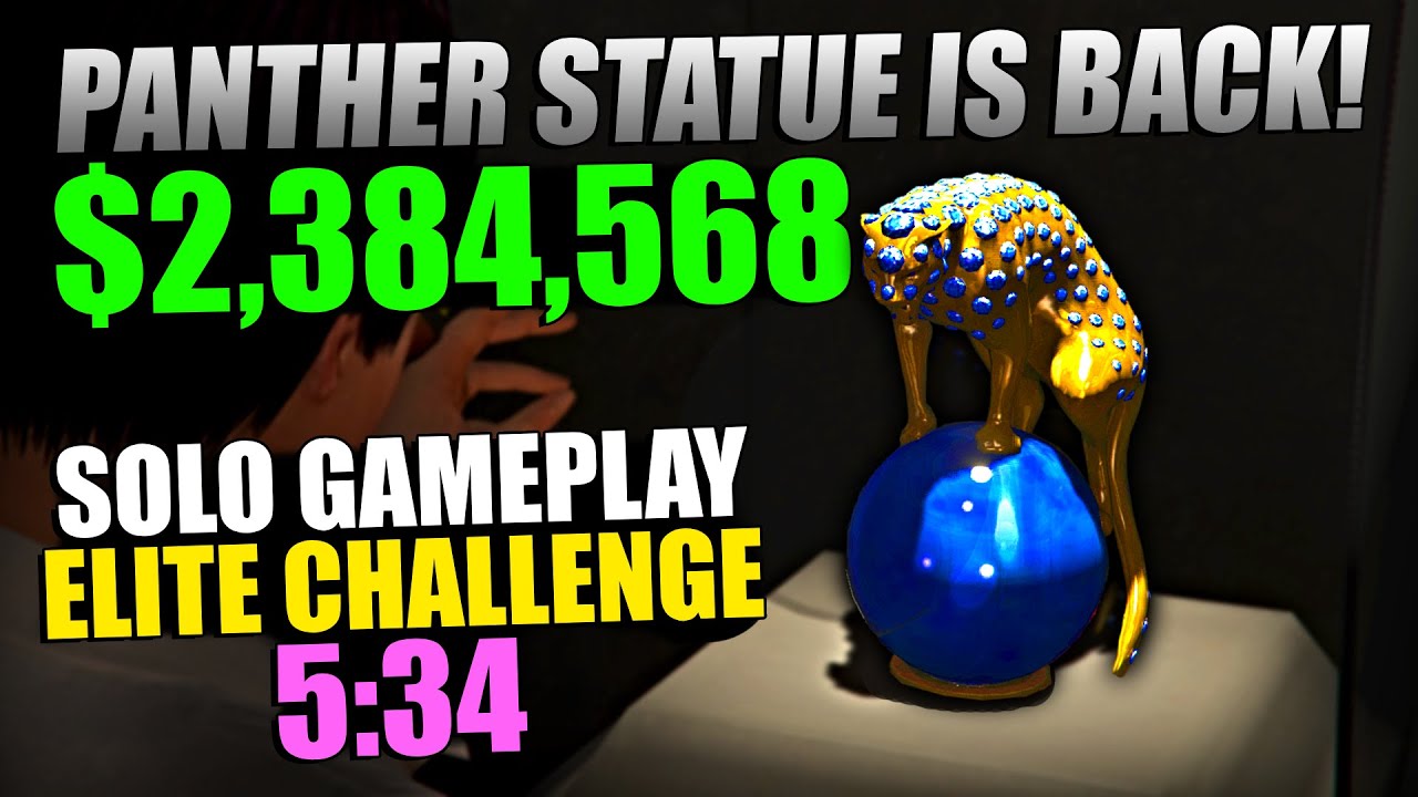 Finally The Panther Statue Is Here! GTA Online The Cayo Perico Heist ...