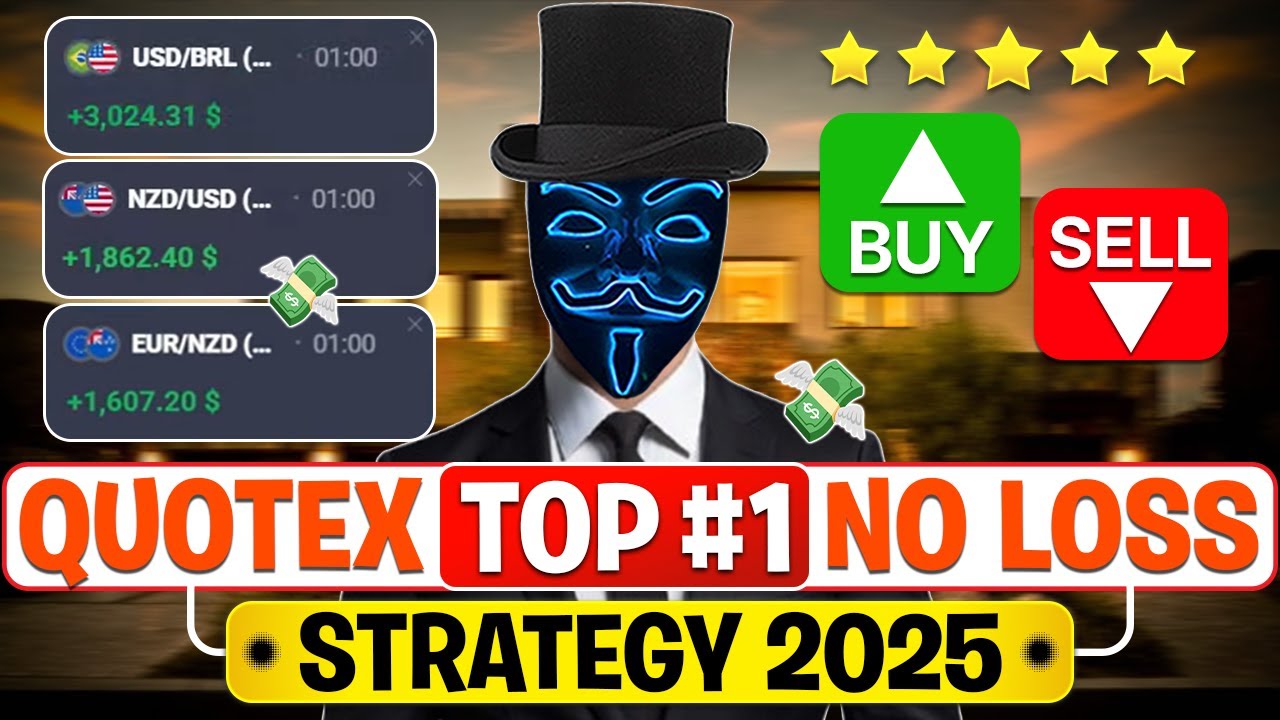 🔴QUOTEX TOP #️⃣1 NO LOSS STRATEGY 2025💸 | BEST BINARY OPTIONS TRADING TUTORIAL FOR BEGINNERS ...