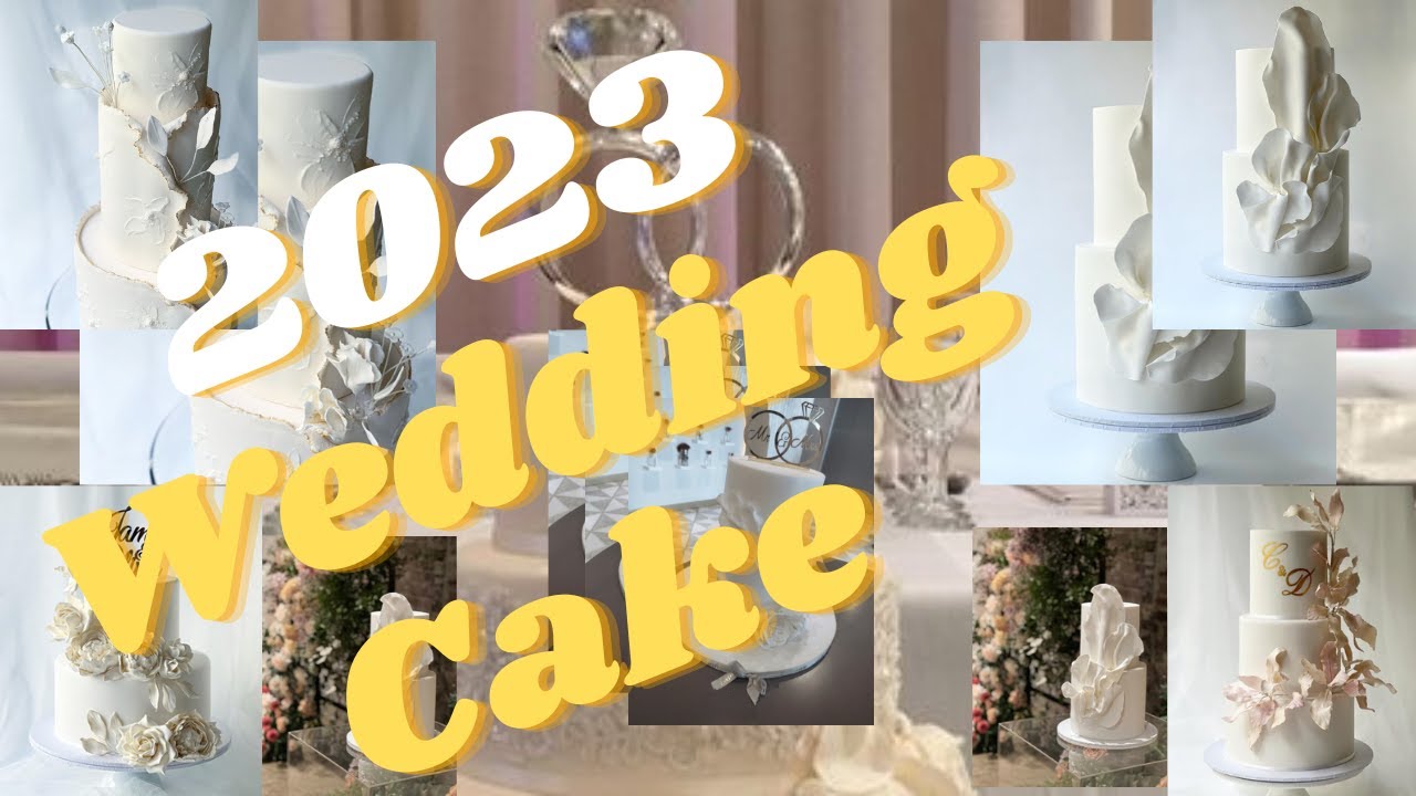 #2023 wedding cake design #new wedding cake #how to make easy wedding ...