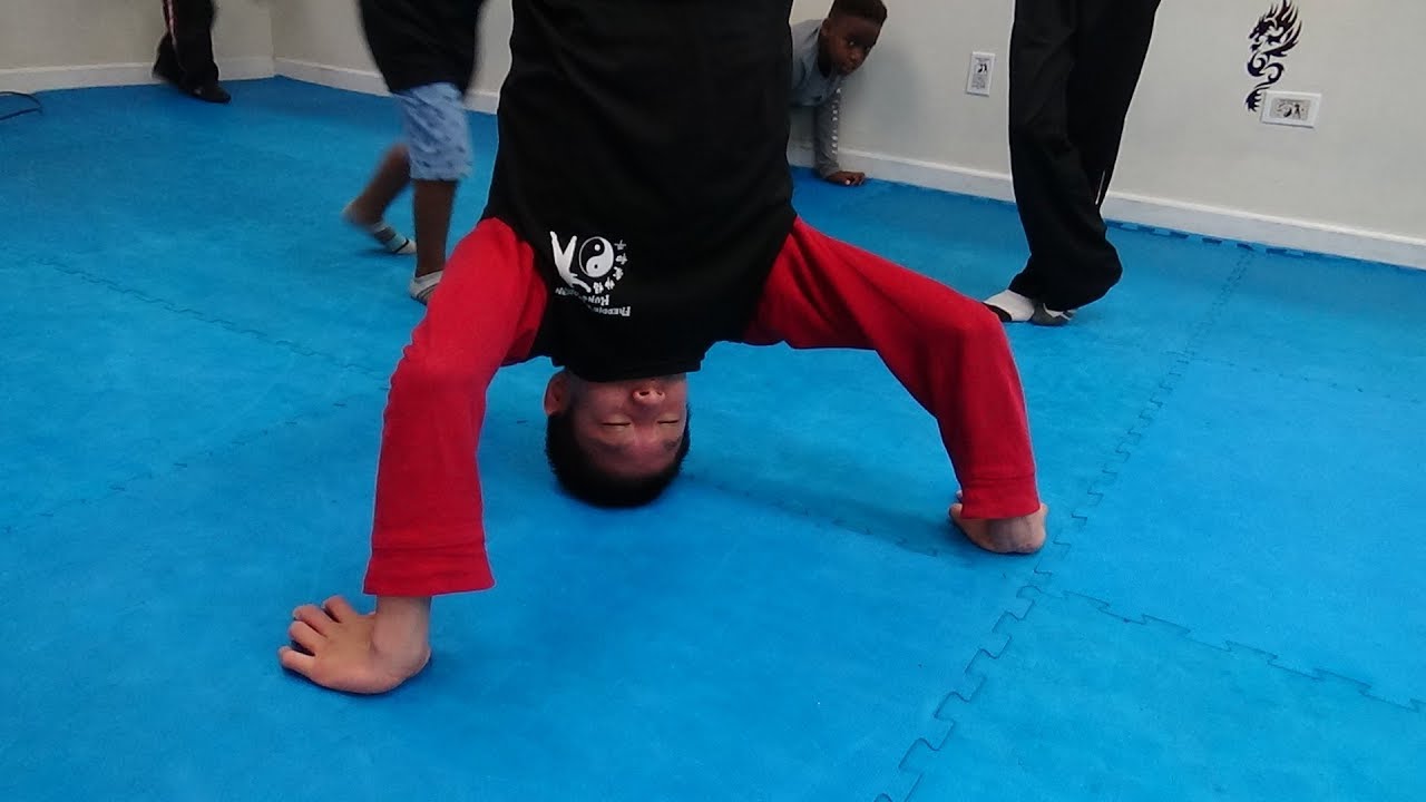 Headstand Fitness Challenge - YouTube