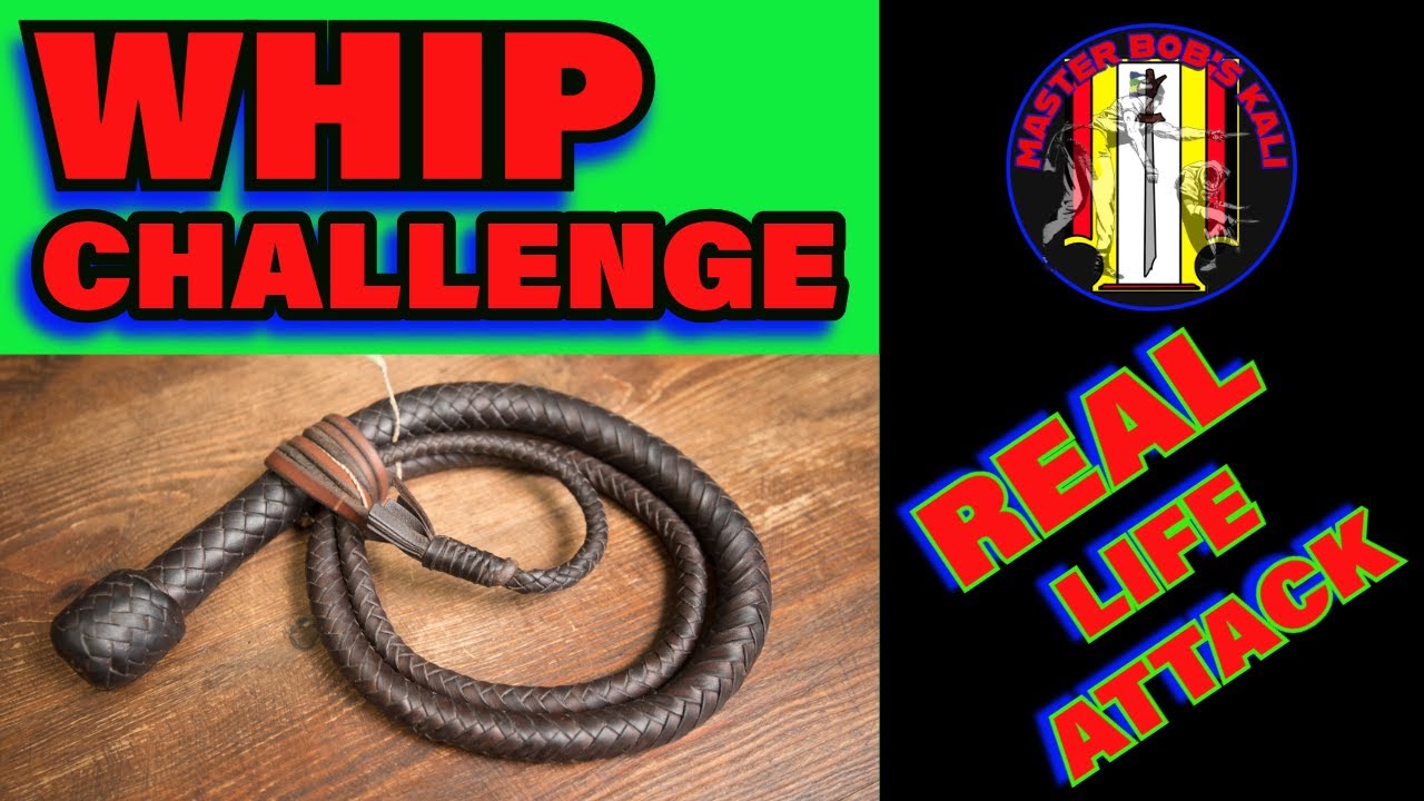 The DOUBLE WHIP Challenge by Master Bob Rivera - YouTube