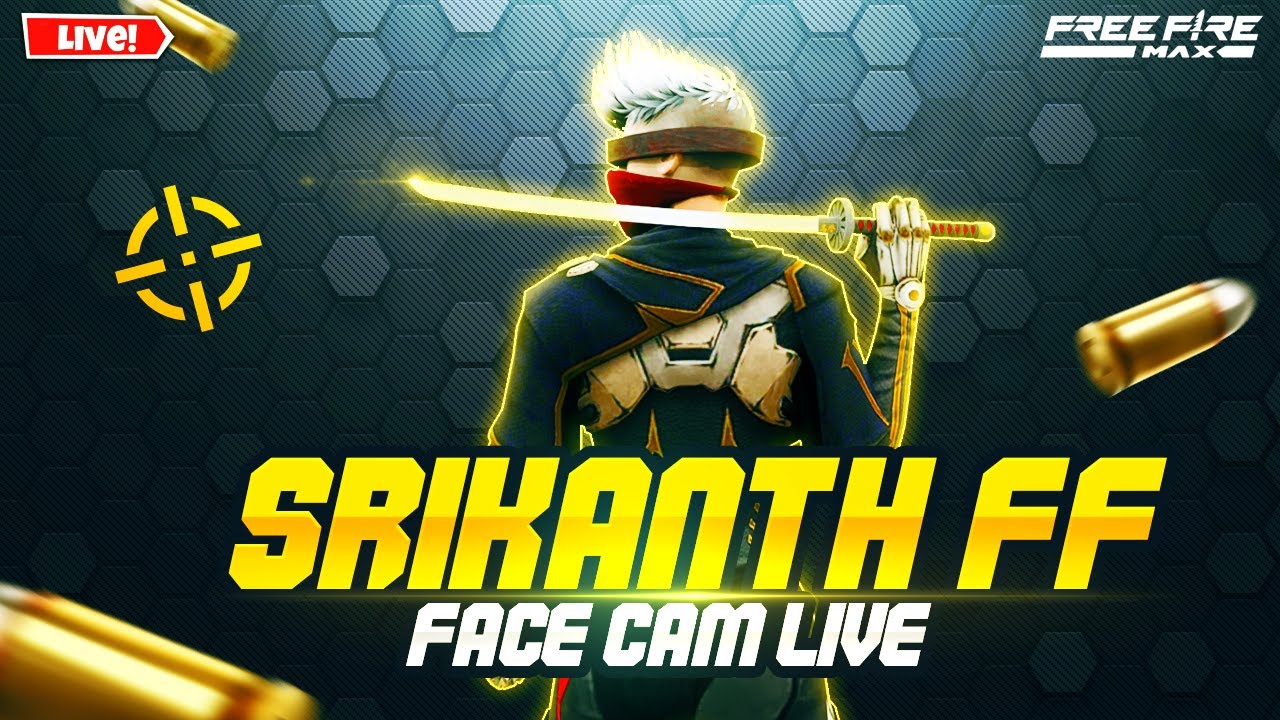 Free Fire Telugu Live FACE CAM LIVE -MR SRIKANTH FF is Live - Telugu ...
