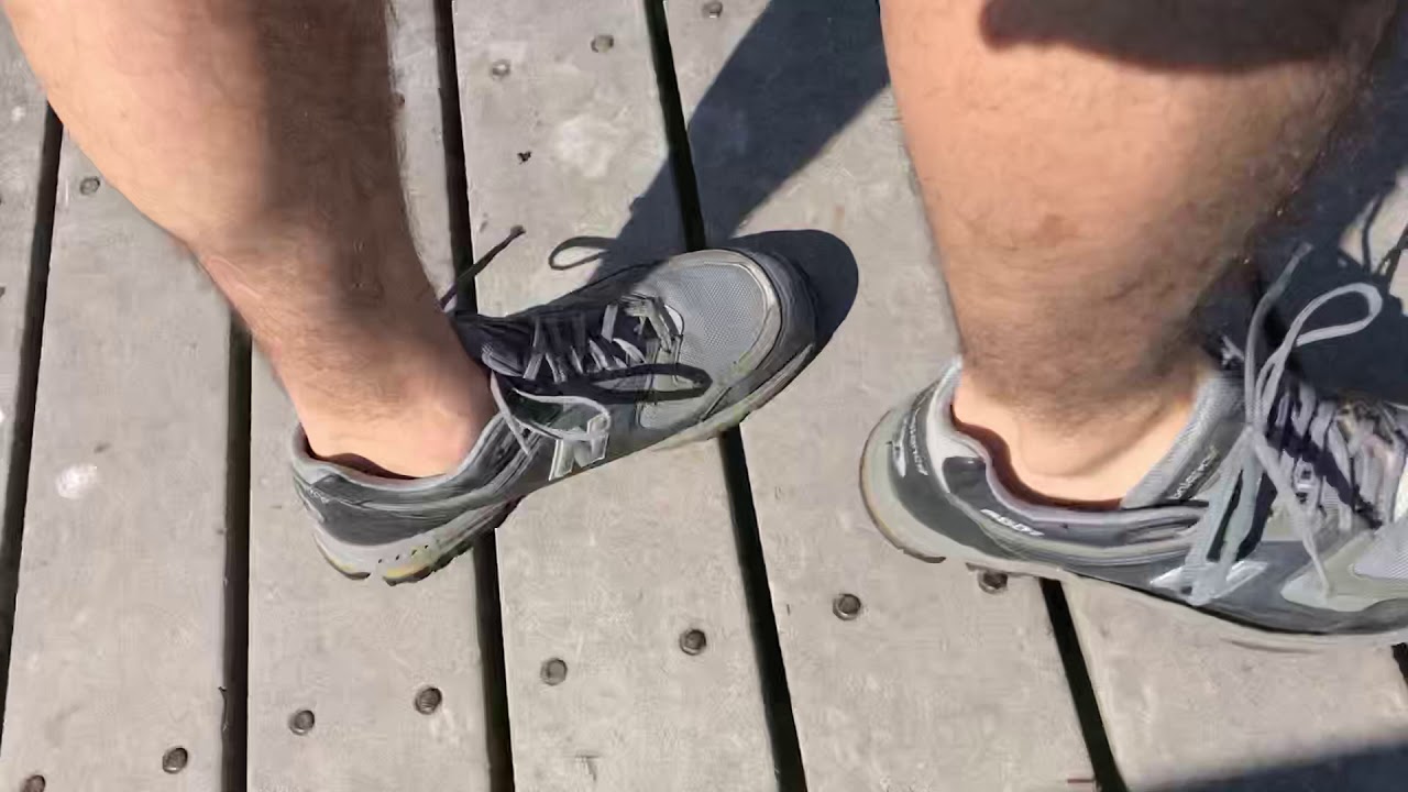 Trashing My New Balance 2001 Running Shoes - YouTube