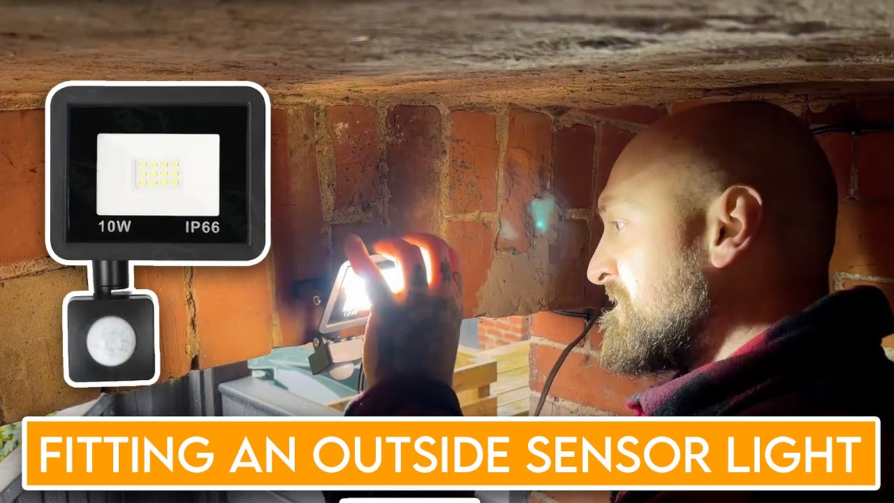 Fitting an Outdoor Sensor Light - YouTube