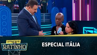 SBT TV | Ratinho apresenta disputa de música Italiana | Programa Do Ratinho