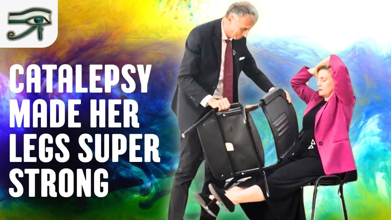 CATALEPSY MADE HER LEGS SUPER STRONG // mesmerismus - YouTube