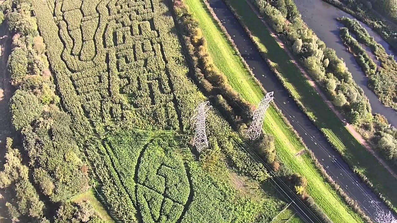 The Sandwell Valley Maize Maze - YouTube